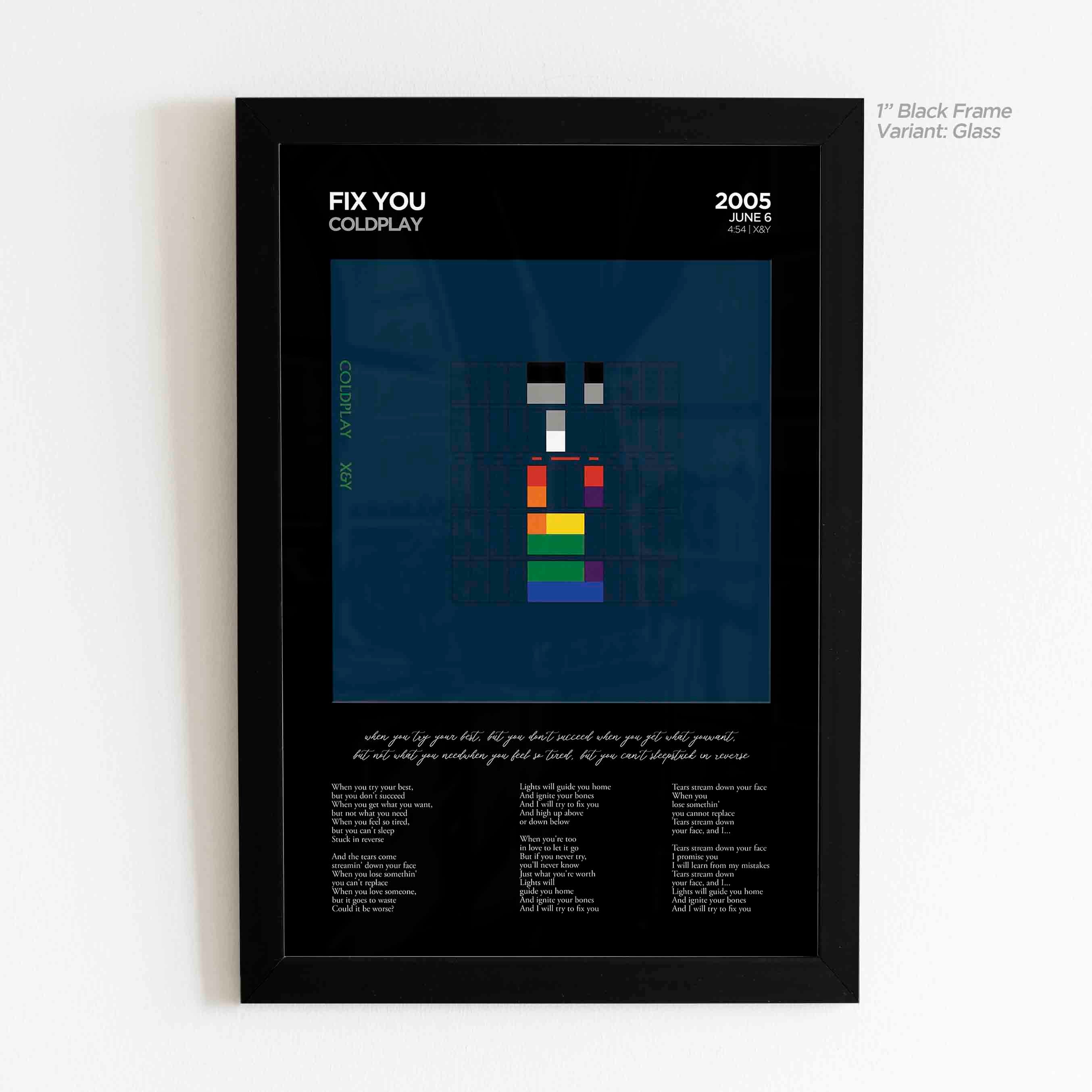 Fix You Lyric Art - Union – PugetSound