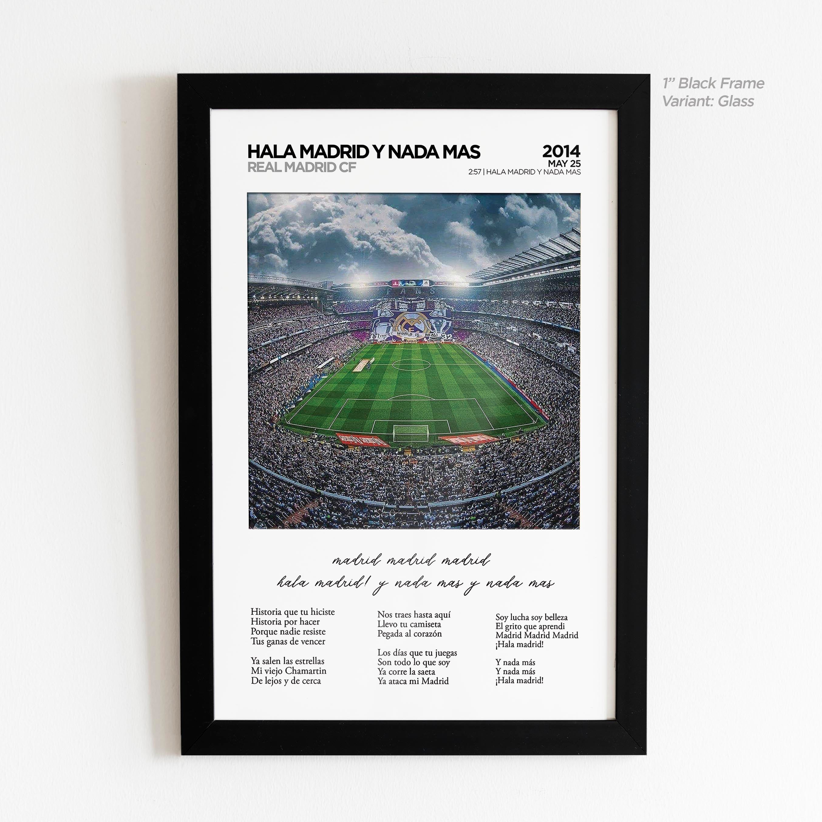 Hala Madrid Lyric Art - Union – PugetSound