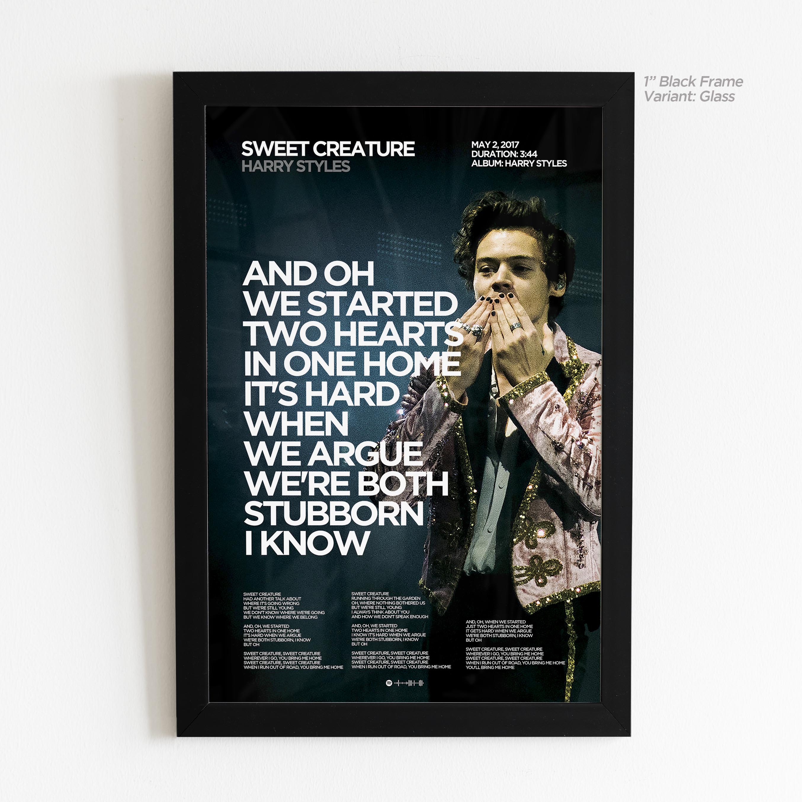 Sweet Creature Lyric Art - Crescent – PugetSound