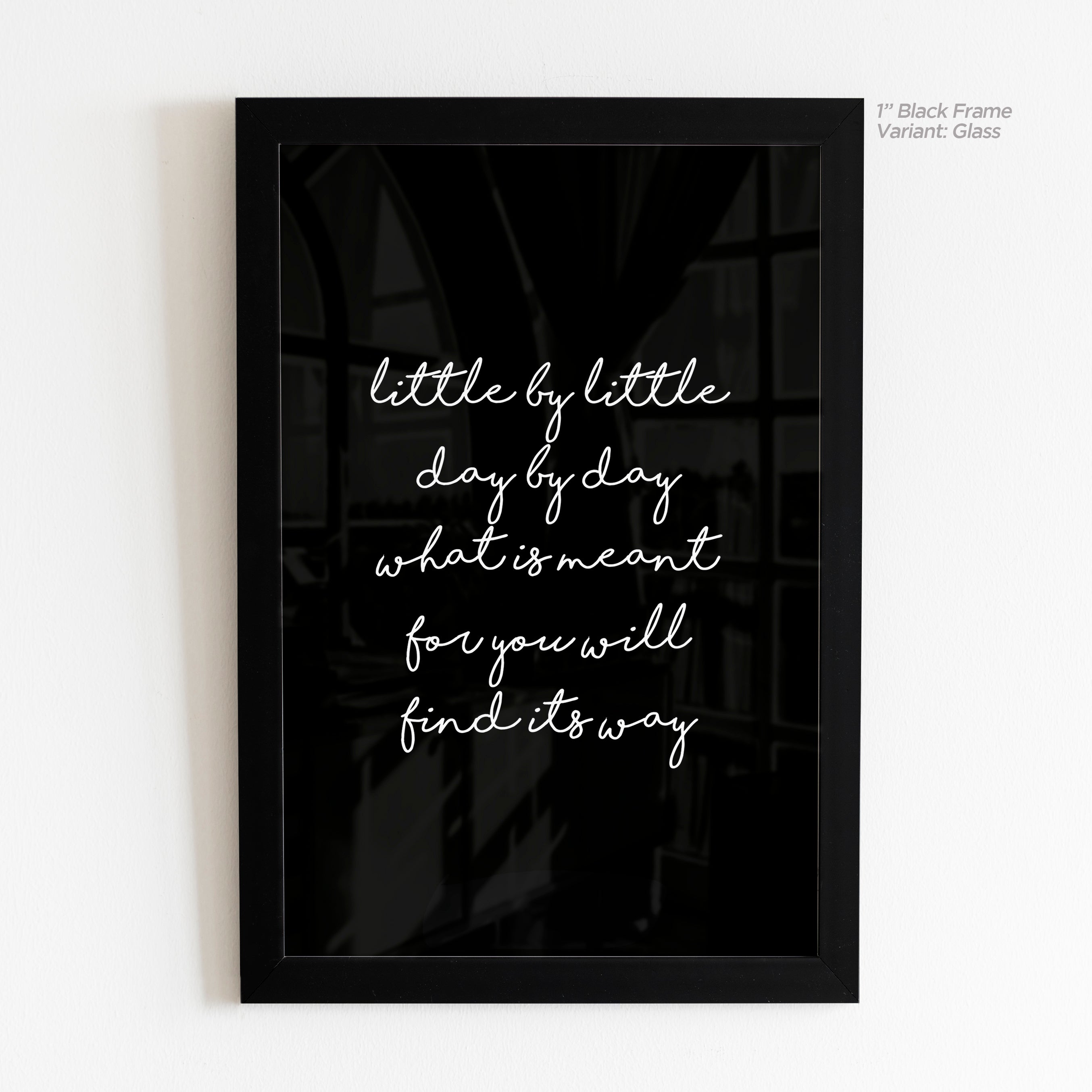 Little By Little Day By Day - Quote Art – PugetSound